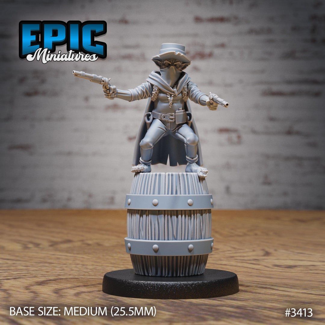 Goblin Bandit/sheriff - Fantasy Wild West - Epic Miniatures - Etsy