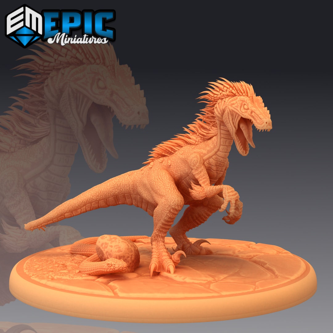 Raptors 3D Printed RPG Epic Miniatures - Etsy