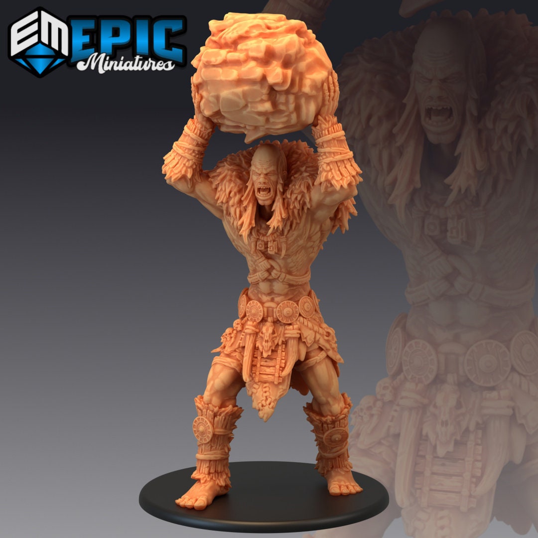 Stone Giants - Caves of Despair - Epic Miniatures - Etsy