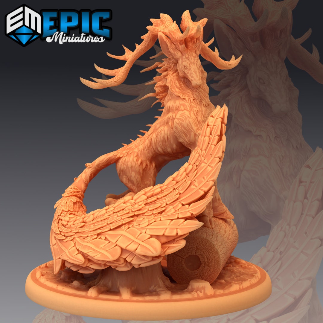 Deer King - Fey Woods - Epic Miniatures - Etsy