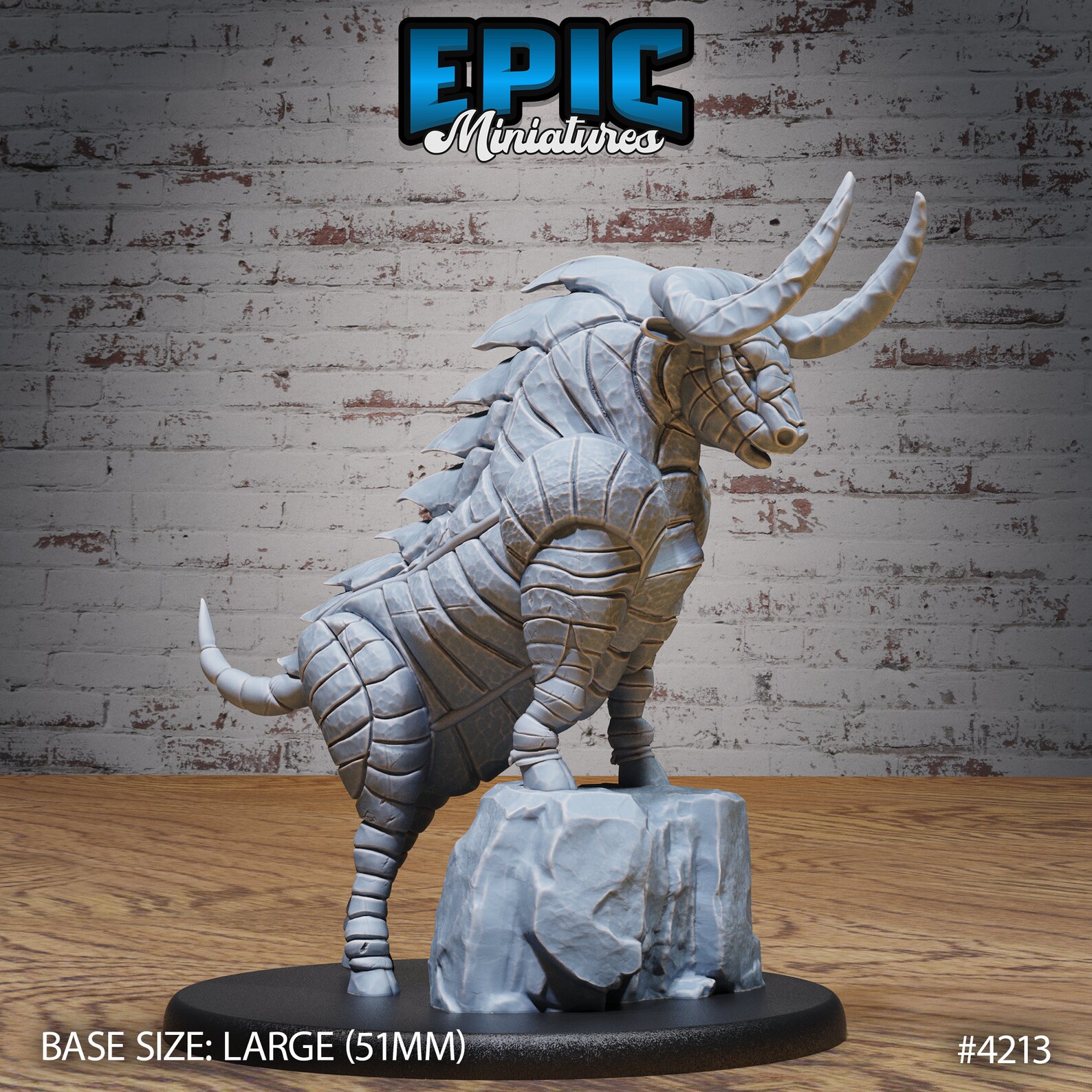 Metal Bull Gorgon - Dwarf Mountain - Epic Miniatures - Etsy