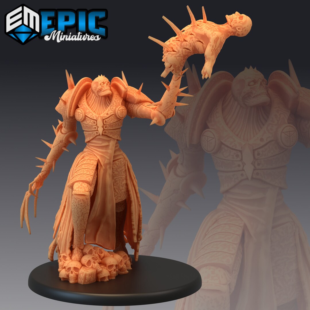 Armored Bone Claw - Restless Bones - Epic Miniatures - Etsy