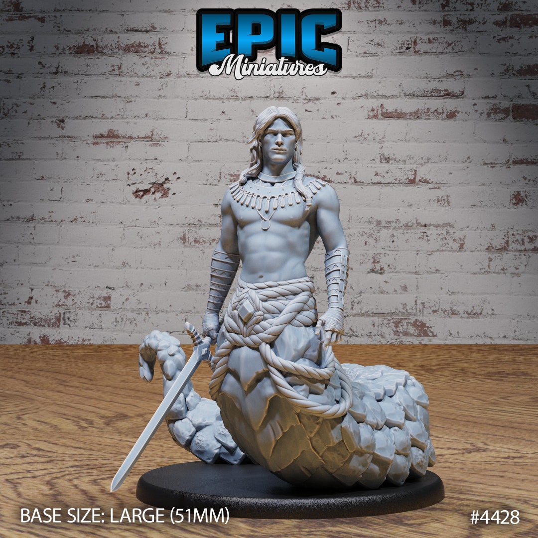 Lamia Prince - Serpents Rage - Epic Miniatures - Etsy