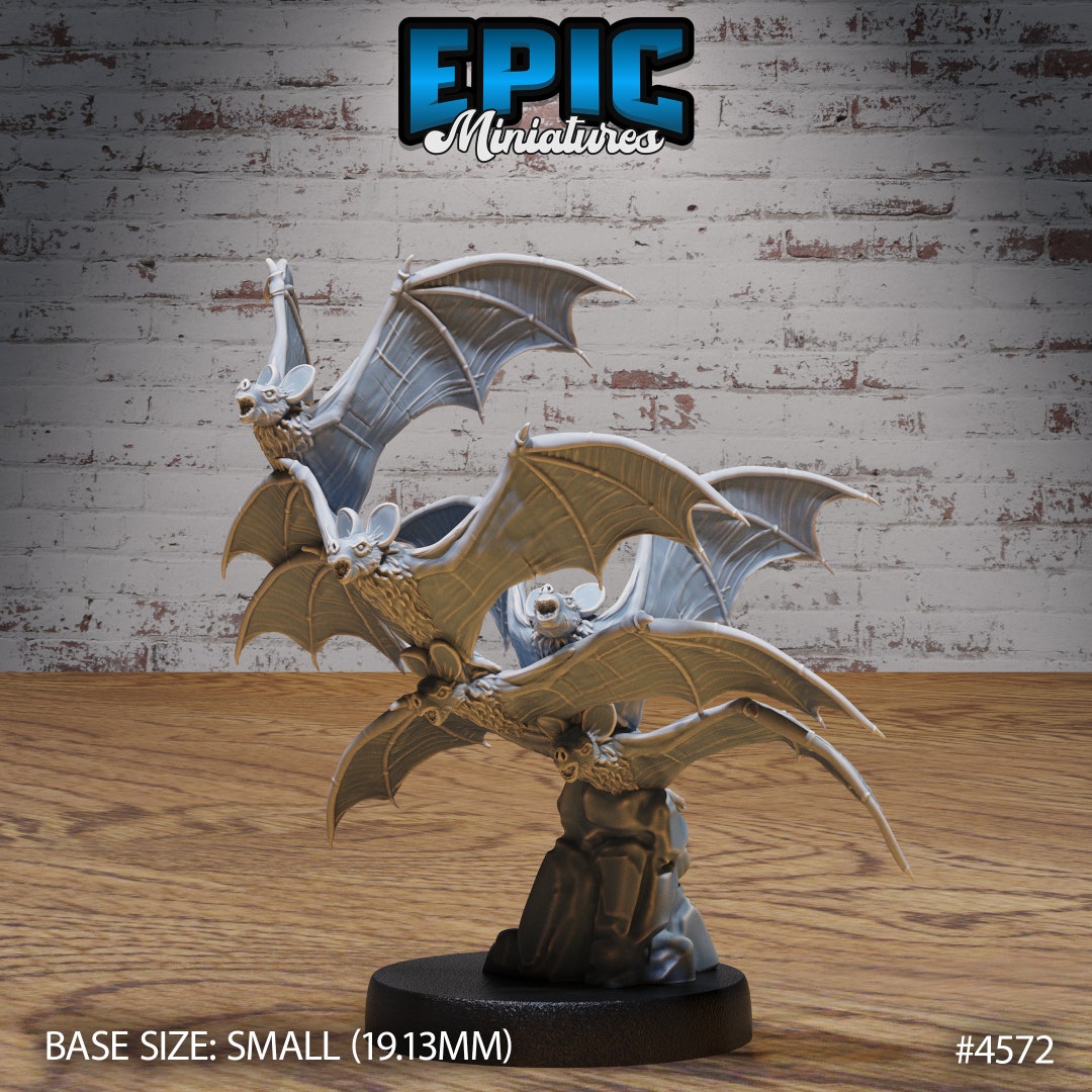 Bat Swarm - Vampire Invasion - Epic Miniatures - Etsy