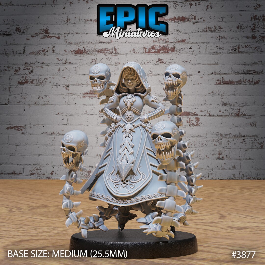 Gnome Lich Queen - Gruesome Graveyard - Epic Miniatures - Etsy