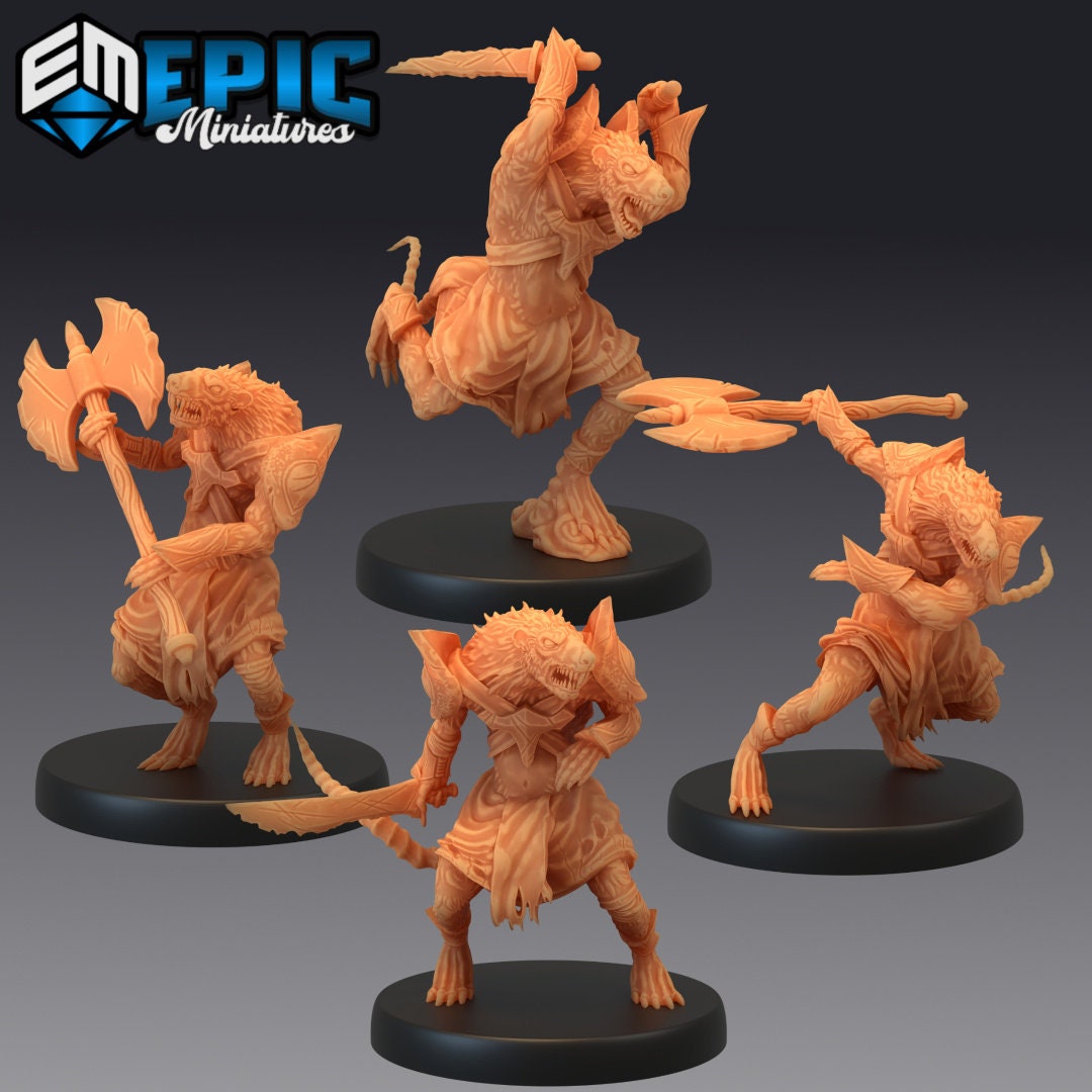 Sewer Rat Tribe Guild of Thieves Epic Miniatures - Etsy