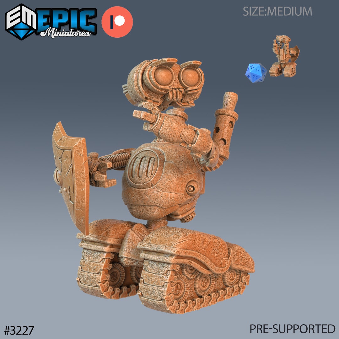 Trash Burner Automaton - Steam Inventions - Epic Miniatures - Etsy