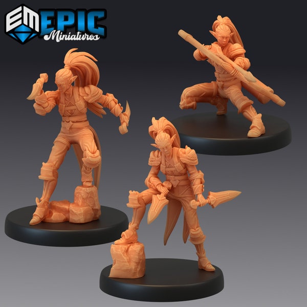 Male Elf Miniatures - Etsy