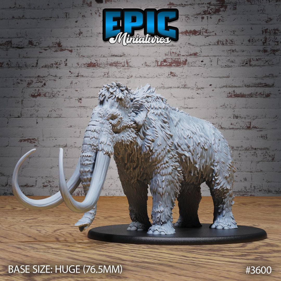 Mammoths - Ice Age Madness - Epic Miniatures - Etsy