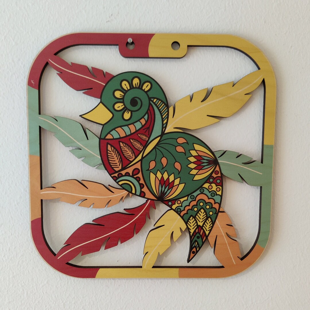 Laser Cut Wooden Wall Art Boho-inspired Decor for a Bohemian - Etsy