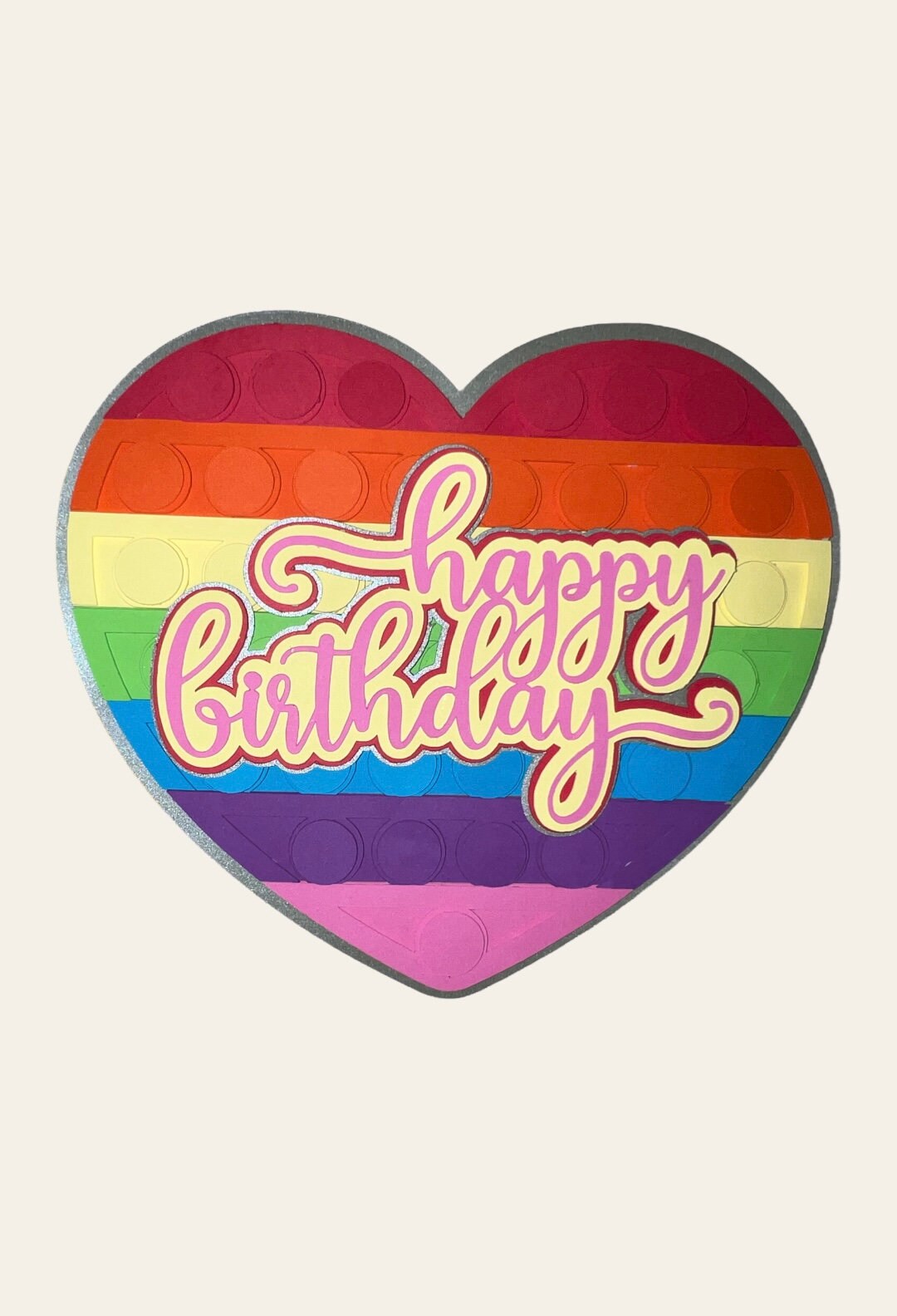 Pop It Heart Topper - Etsy