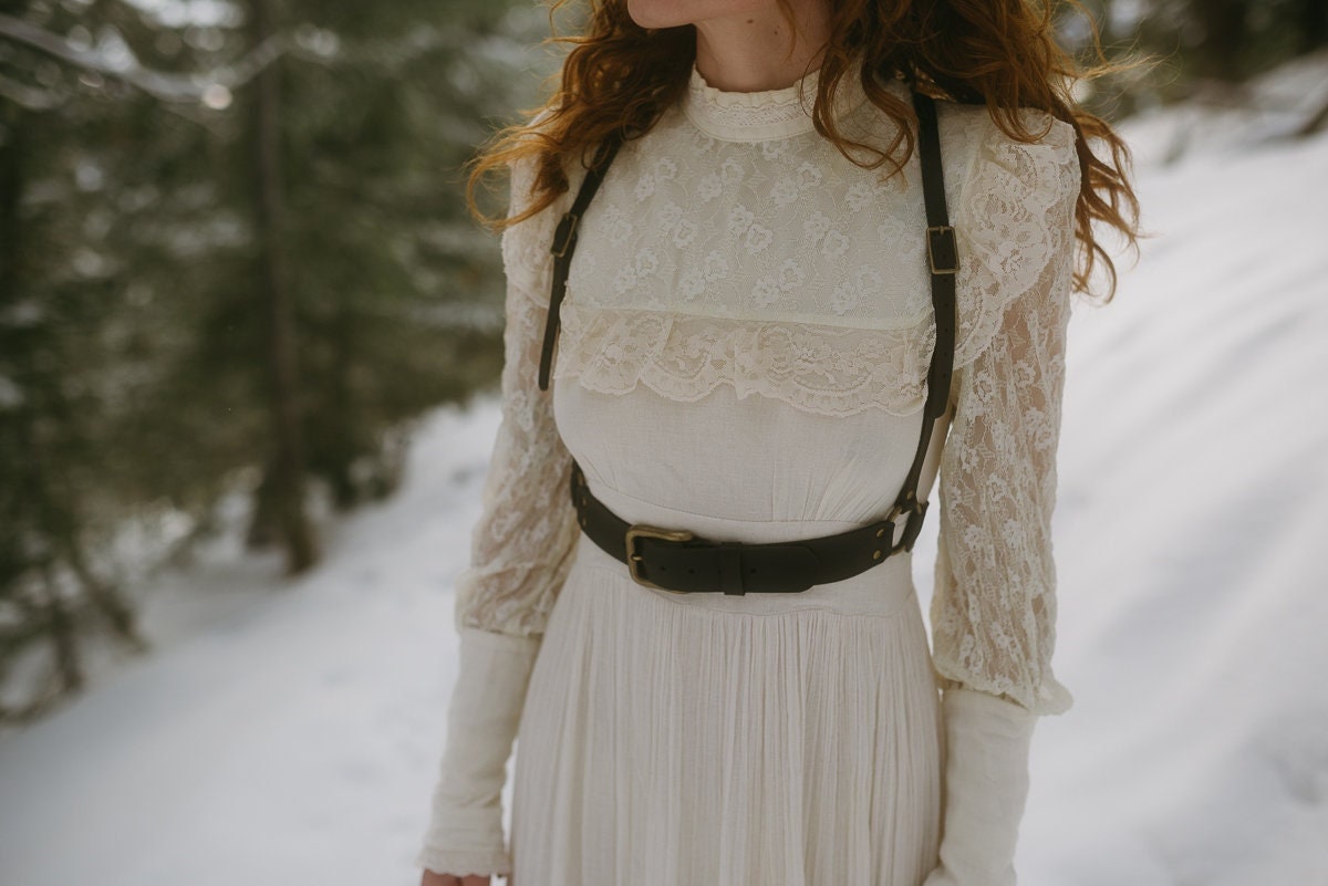 The Simple Chest Harness — Cactus Cult Leather