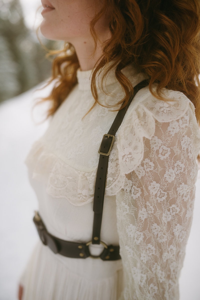 The Simple Chest Harness — Cactus Cult Leather