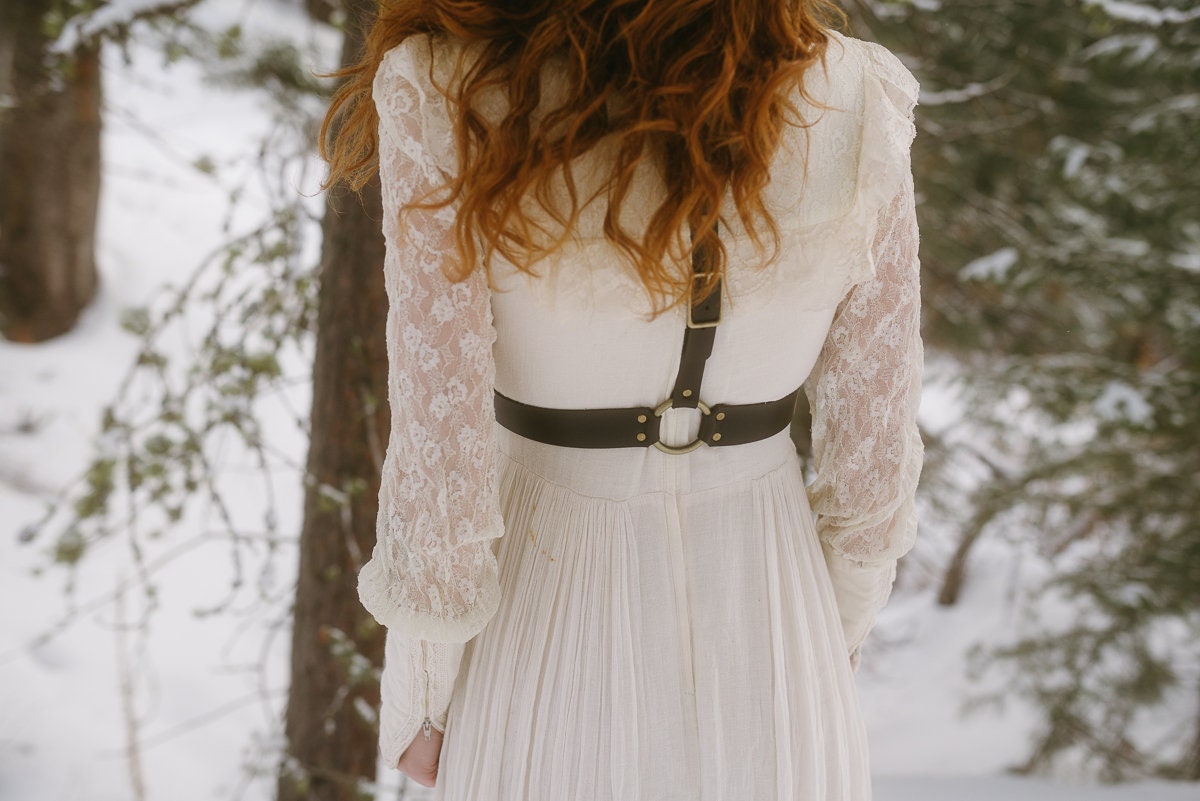 The Simple Chest Harness — Cactus Cult Leather