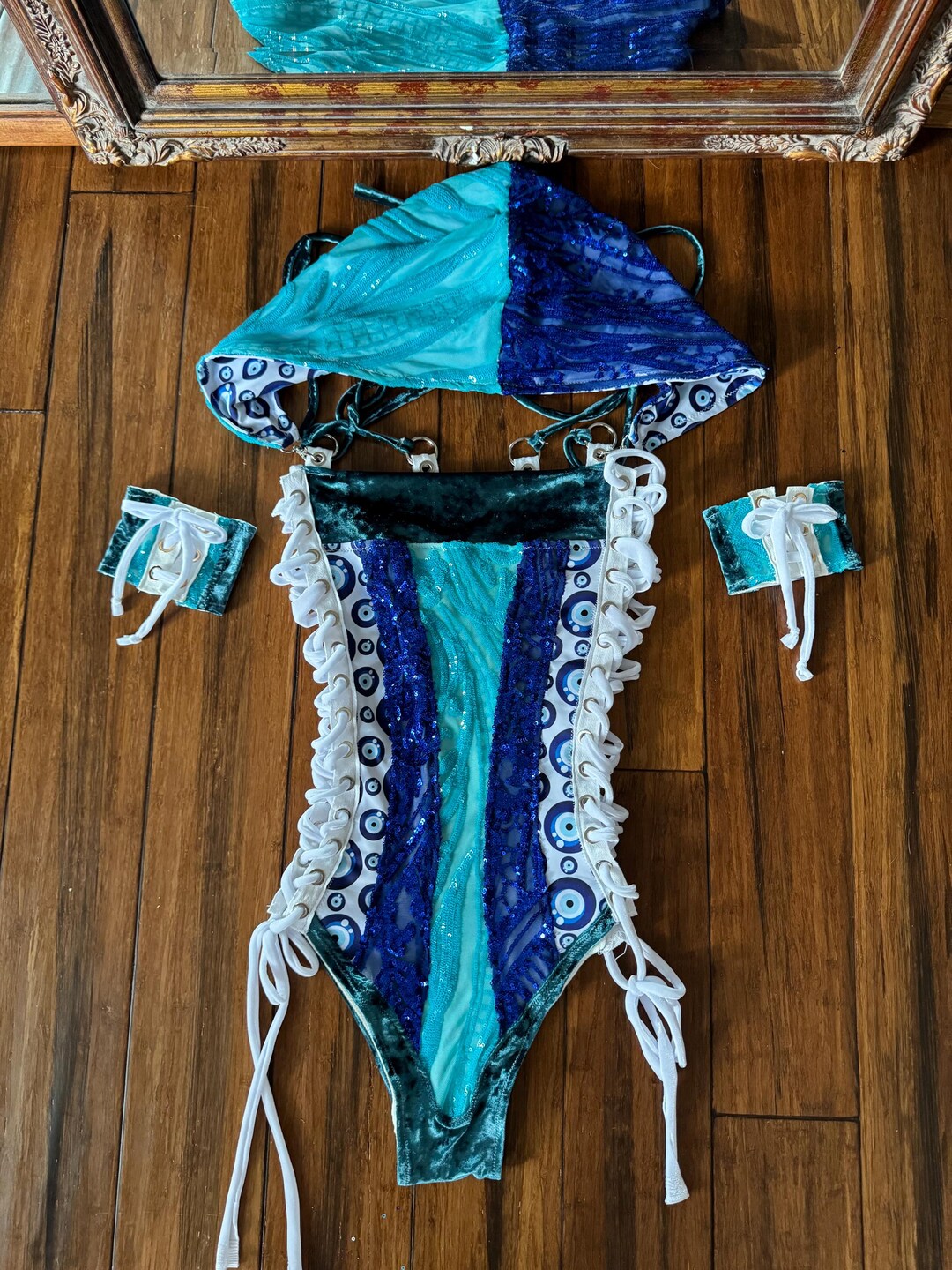 MTO Evil Eye Fairy Play Suit, With Arm Bands and Hood or Pick Just the ...