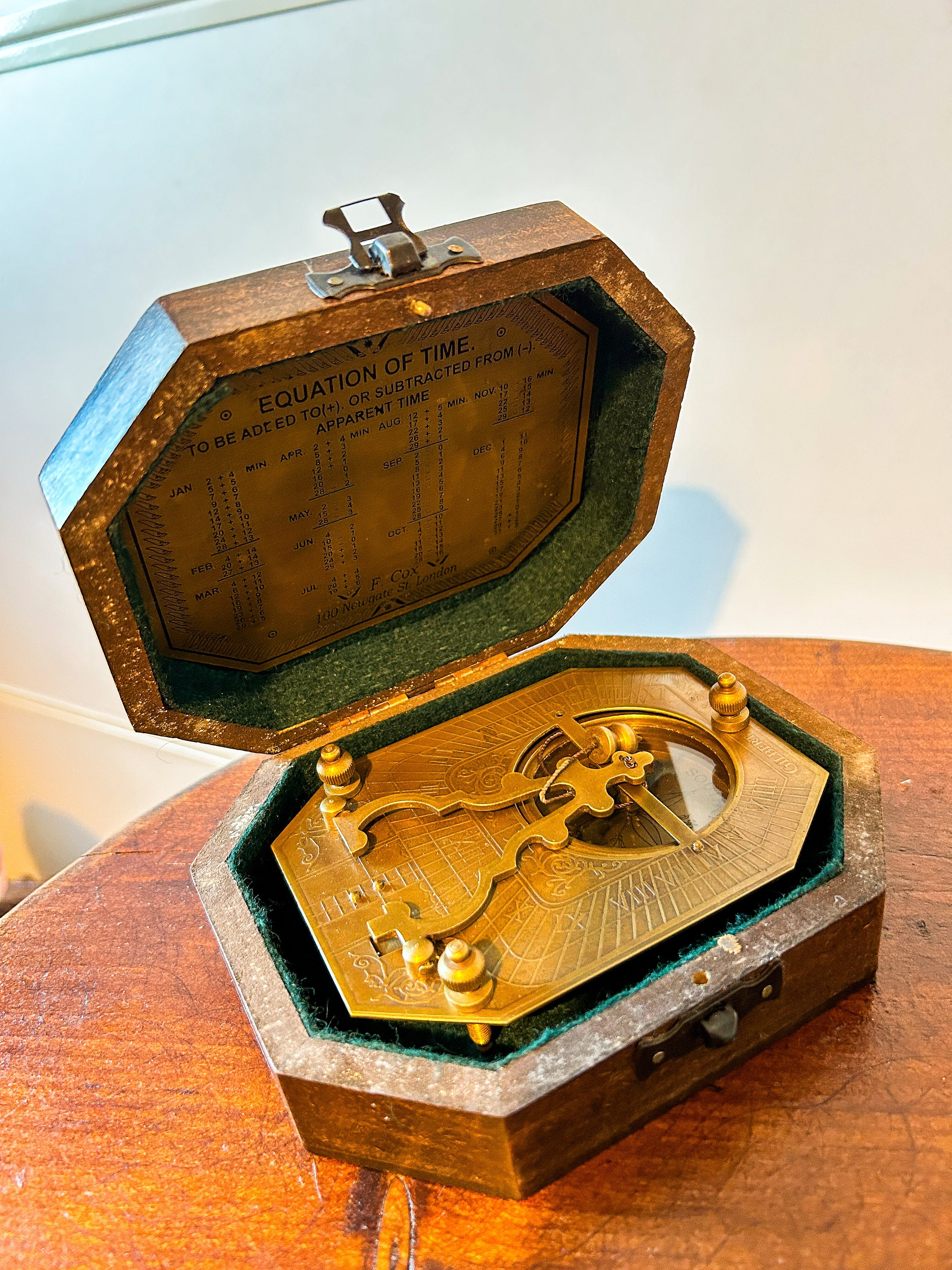 Victorian Nautical Style Sundial Compass - Etsy