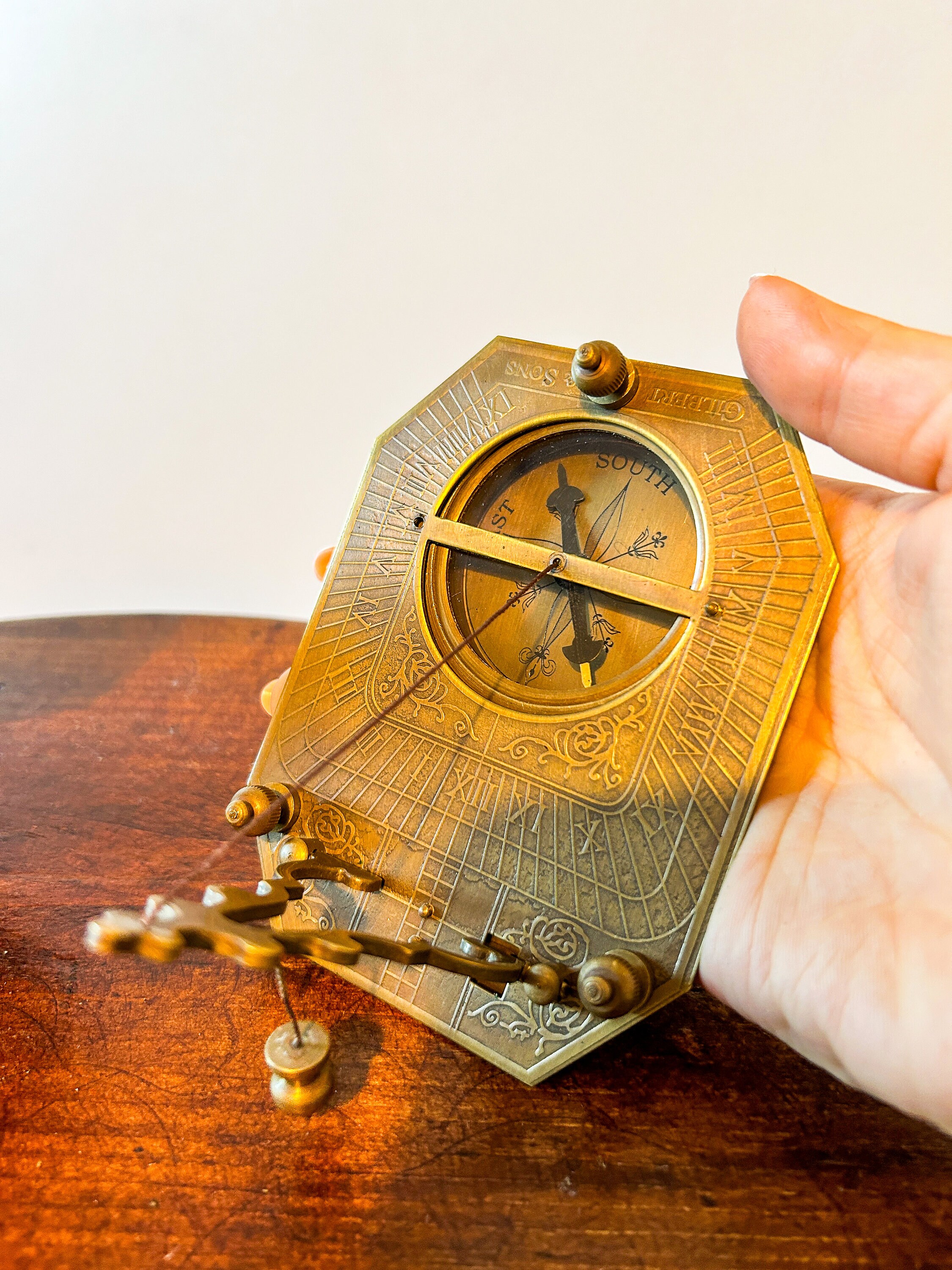 Victorian Nautical Style Sundial Compass - Etsy