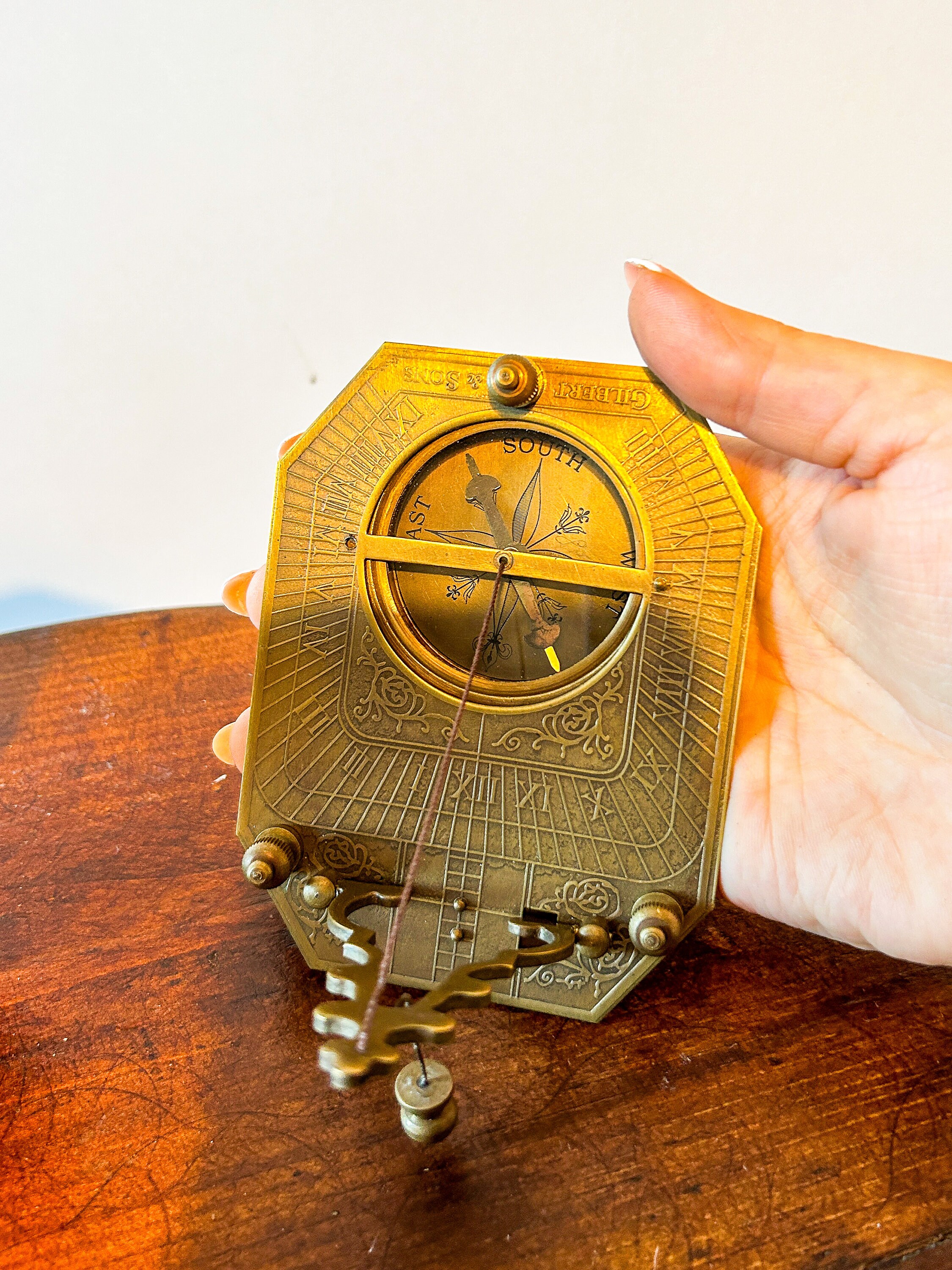 Victorian Nautical Style Sundial Compass - Etsy