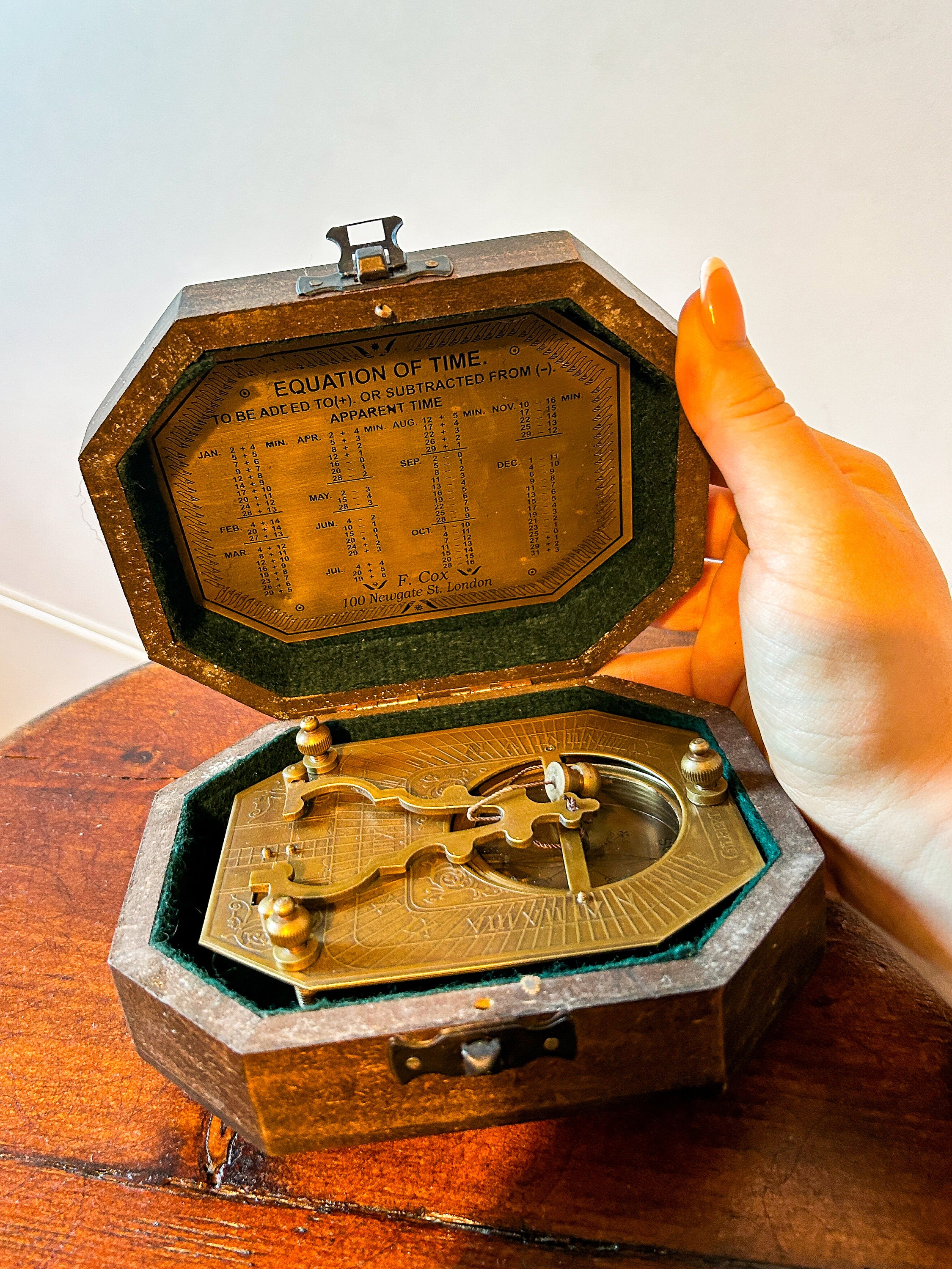 Victorian Nautical Style Sundial Compass - Etsy