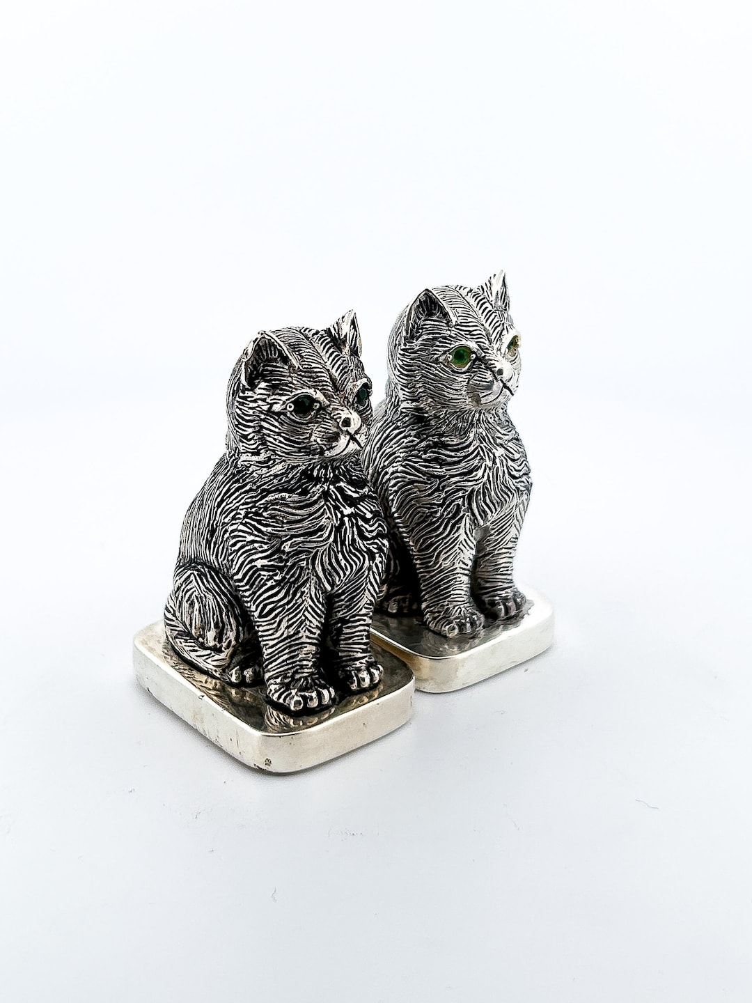 Pair of Cats Salt and Pepper Cruet Set, Salt and Pepper Shakers ...