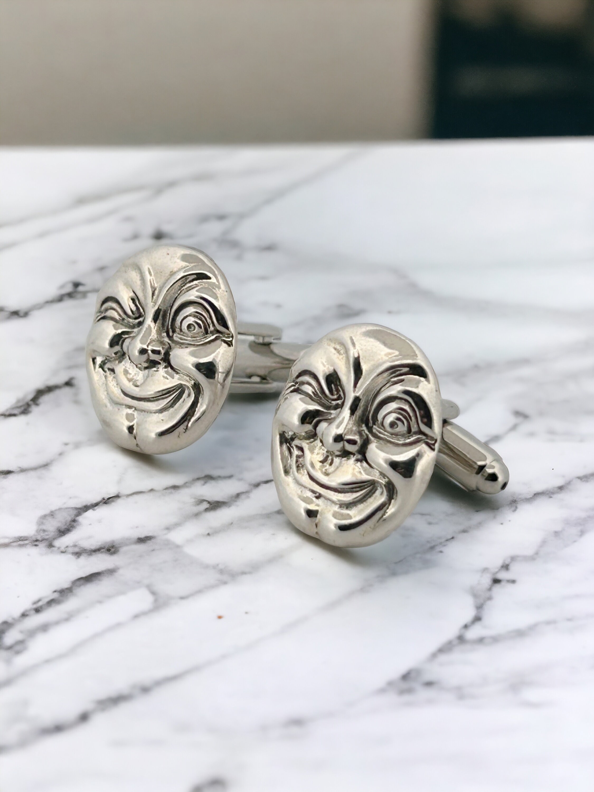Fine Silver Humpty Dumpty Mens Cufflinks, Groomsman, Father's Day ...