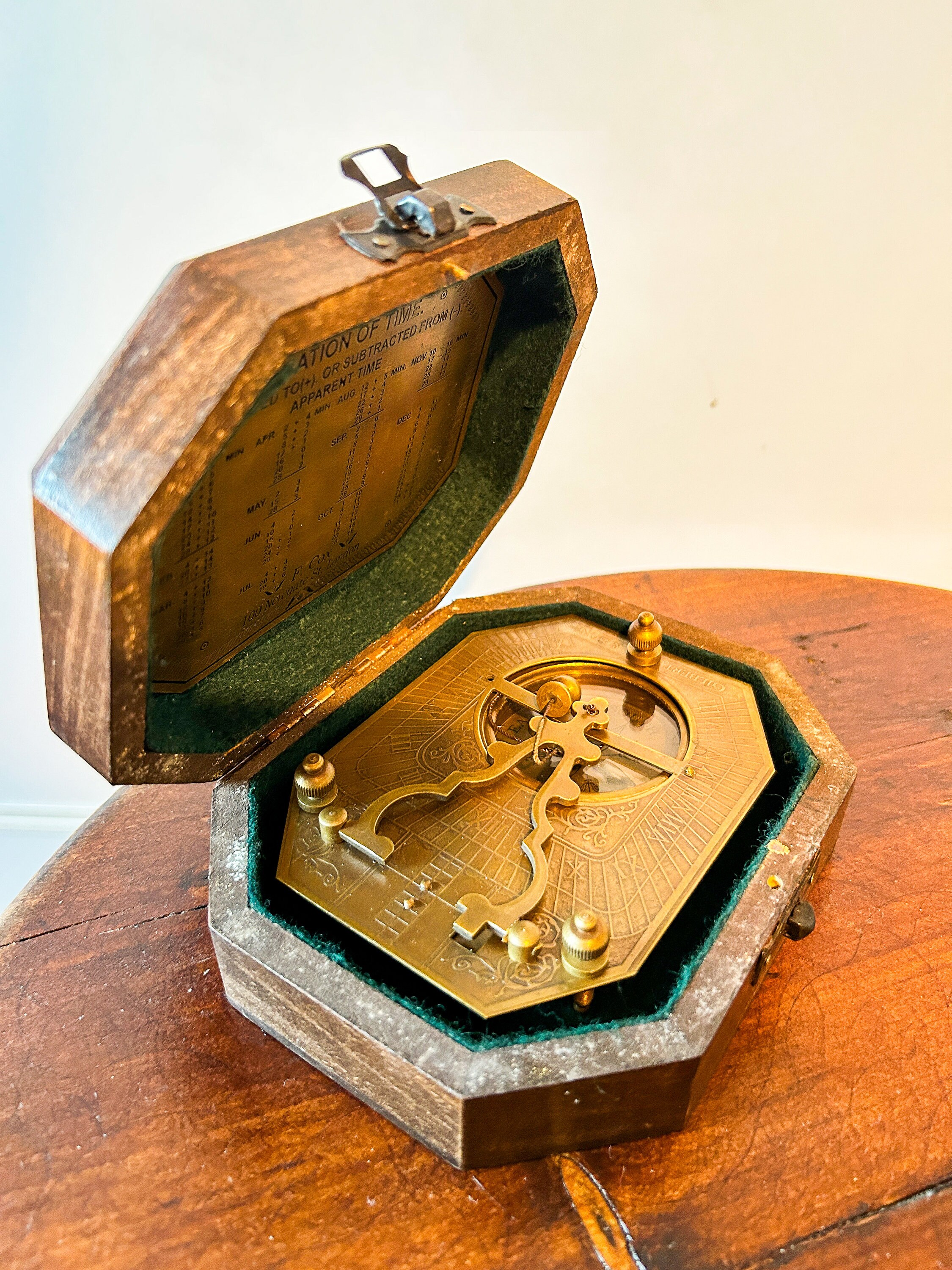 Victorian Nautical Style Sundial Compass - Etsy