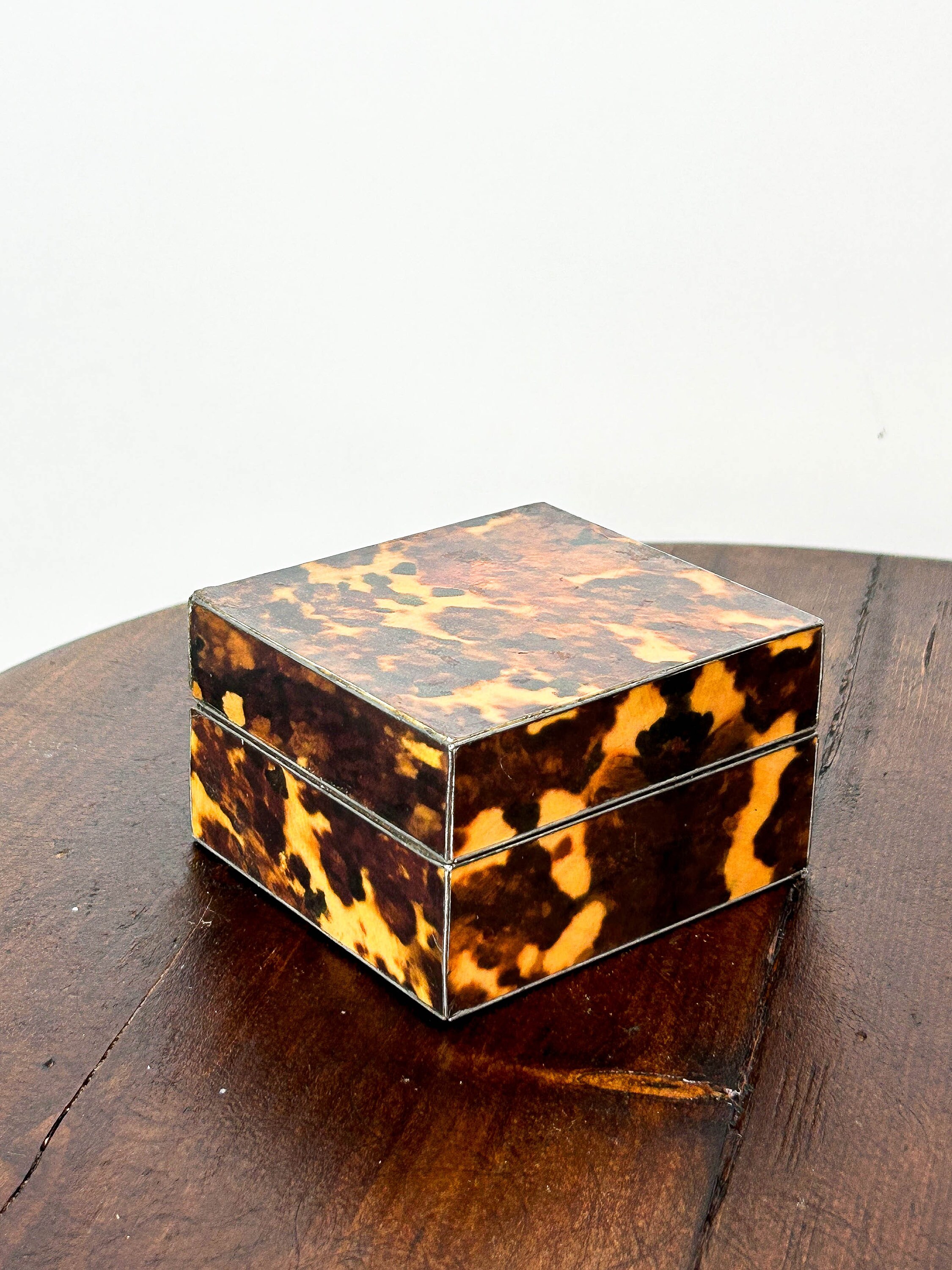 Regency Style Faux Tortoise Shell Box Caddy - Etsy