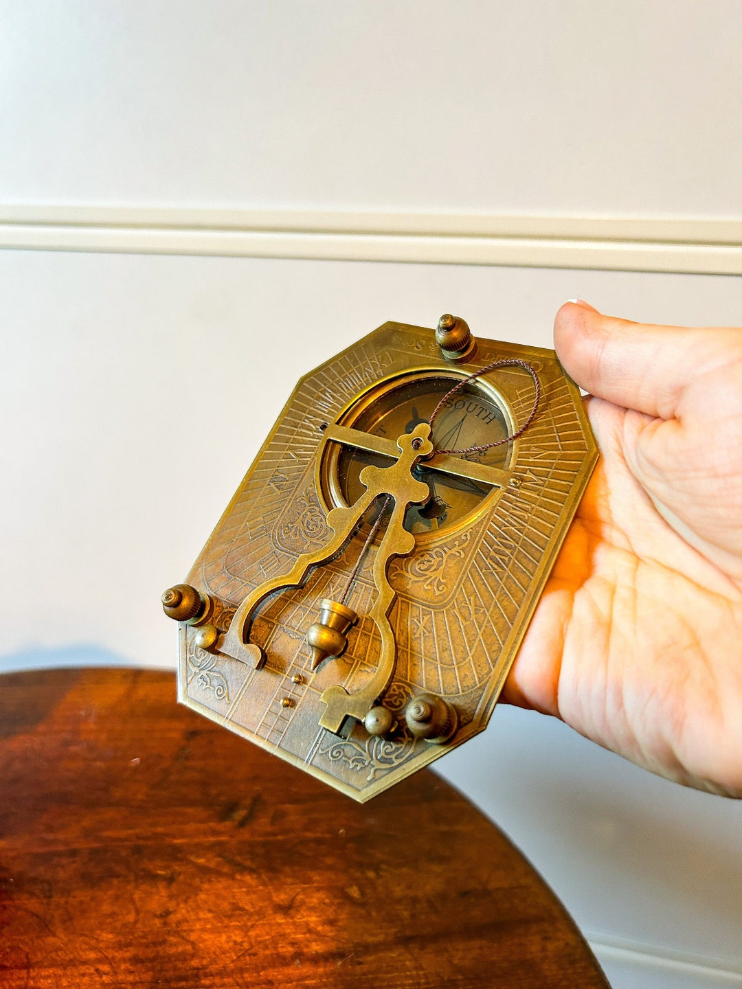 Victorian Nautical Style Sundial Compass - Etsy