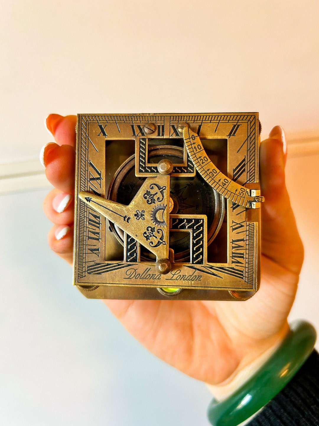 Victorian Nautical Style Sundial Compass - Etsy