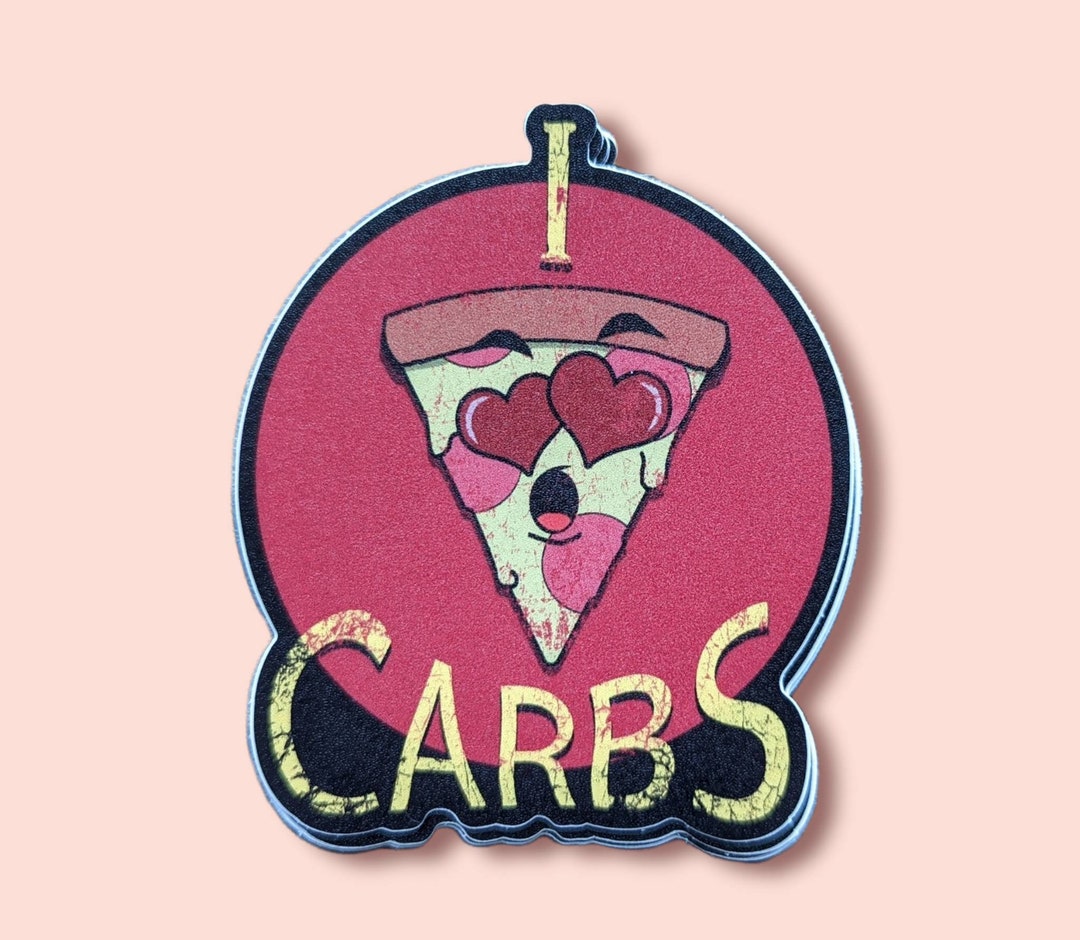 I Love Carbs Sticker, Fitness Sticker, Gym Sticker, Hydro Flask Sticker ...
