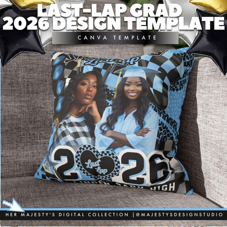 Blue Last Lap Graduation Shirt Template: 3D All-over Print (digital ...