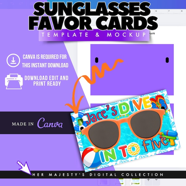 Sunglasses Printable - Etsy