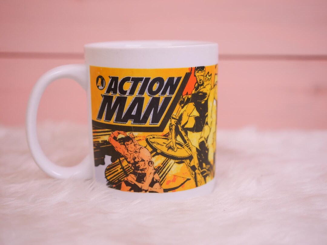 Retro Action Man Mug - Etsy