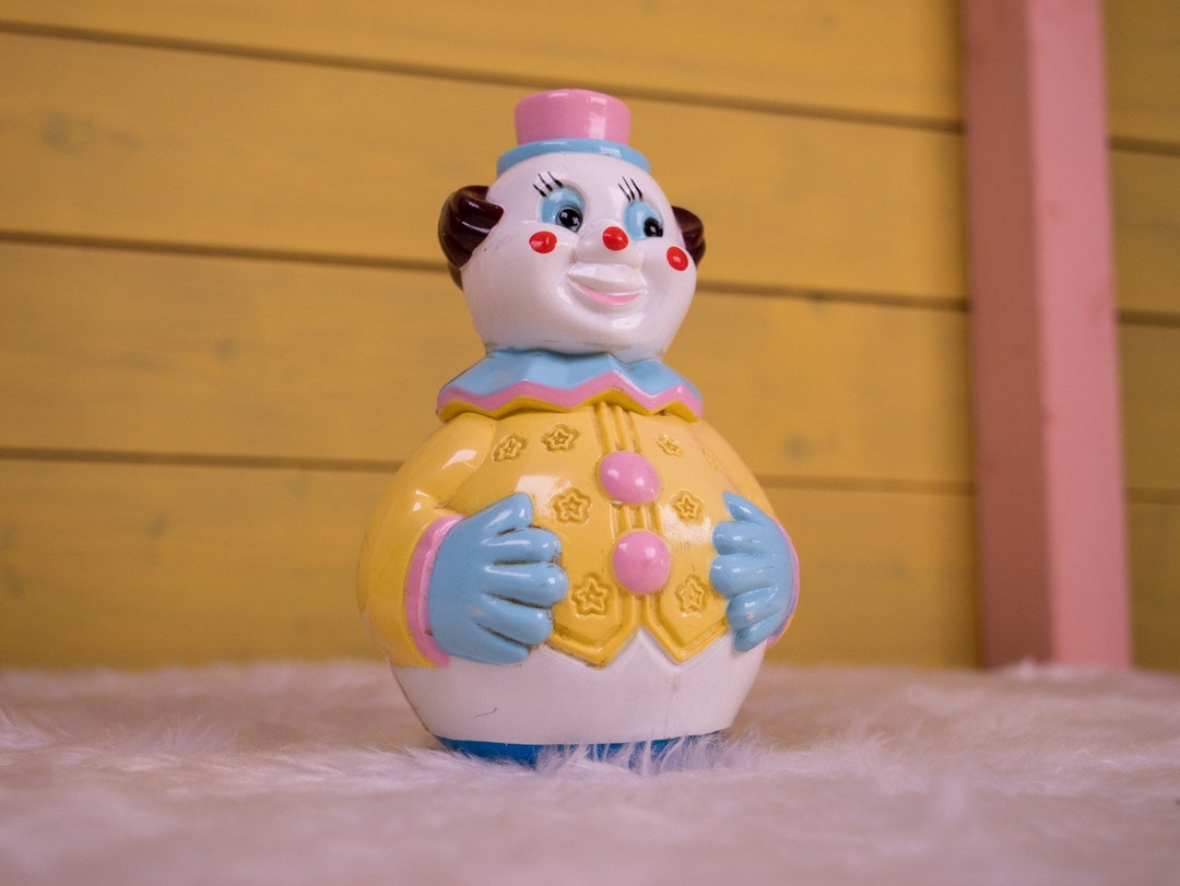 Amazing Vintage Clown Wobble Doll Toy Retro Creepy Cute Gift Rare - Etsy