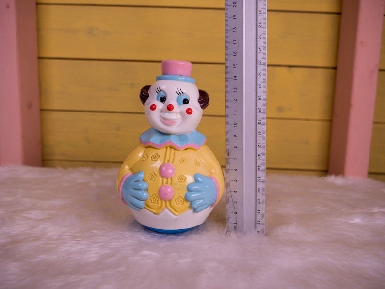 Amazing Vintage Clown Wobble Doll Toy Retro Creepy Cute Gift Rare - Etsy