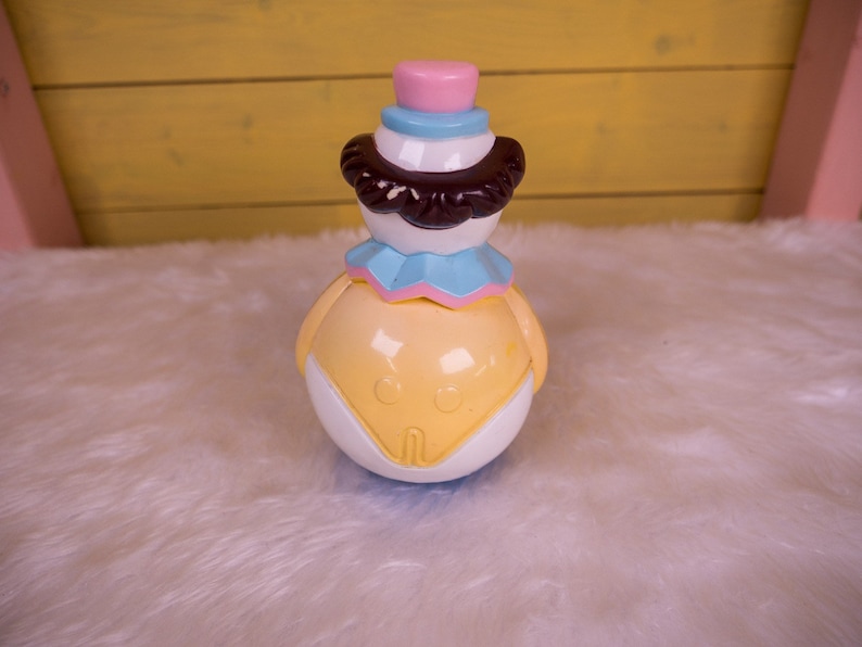 Vintage Clown Wobble Doll: Retro Creepy Cute Toy - Etsy