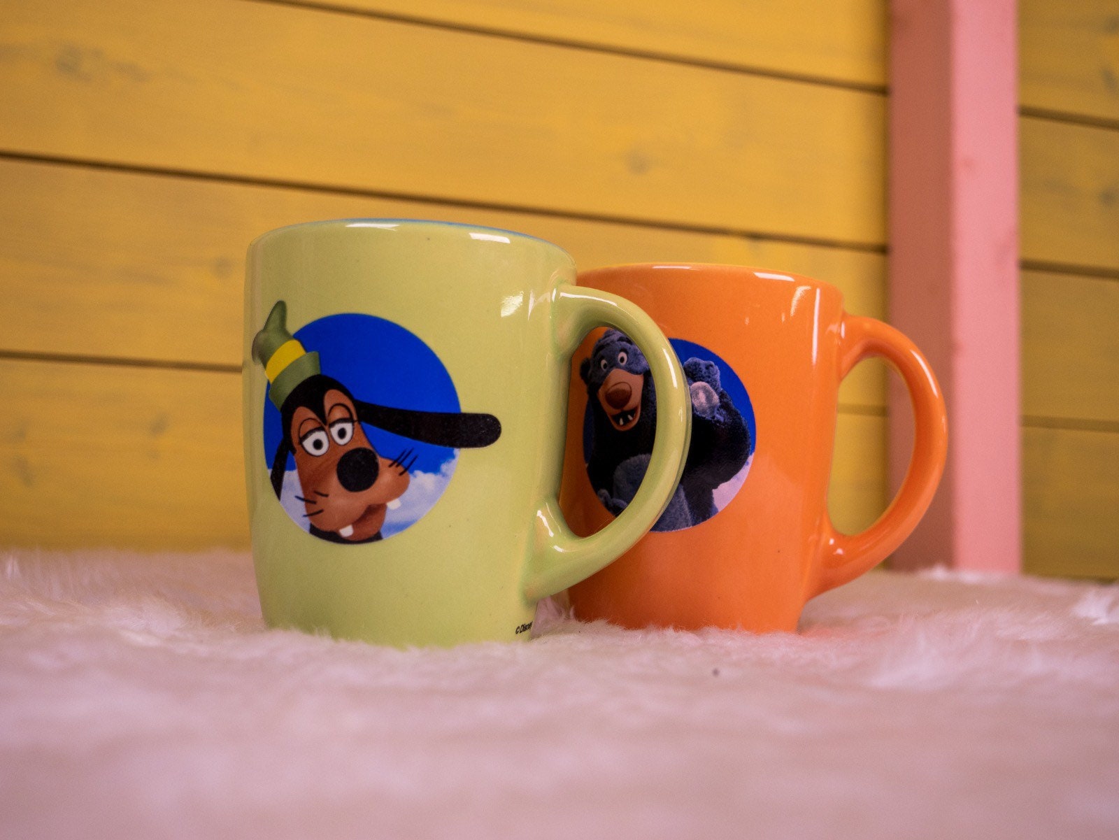 Set of Two Disneyland Paris Retro 90s Goofy and Baloo Mugs - Etsy