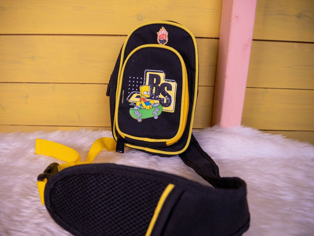 Retro Vintage Bart Simpson Shoulder Bag the Simpsons Bumbag Childhood ...
