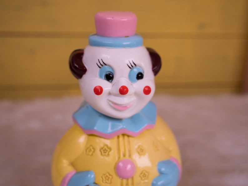 Amazing Vintage Clown Wobble Doll Toy Retro Creepy Cute Gift Rare - Etsy