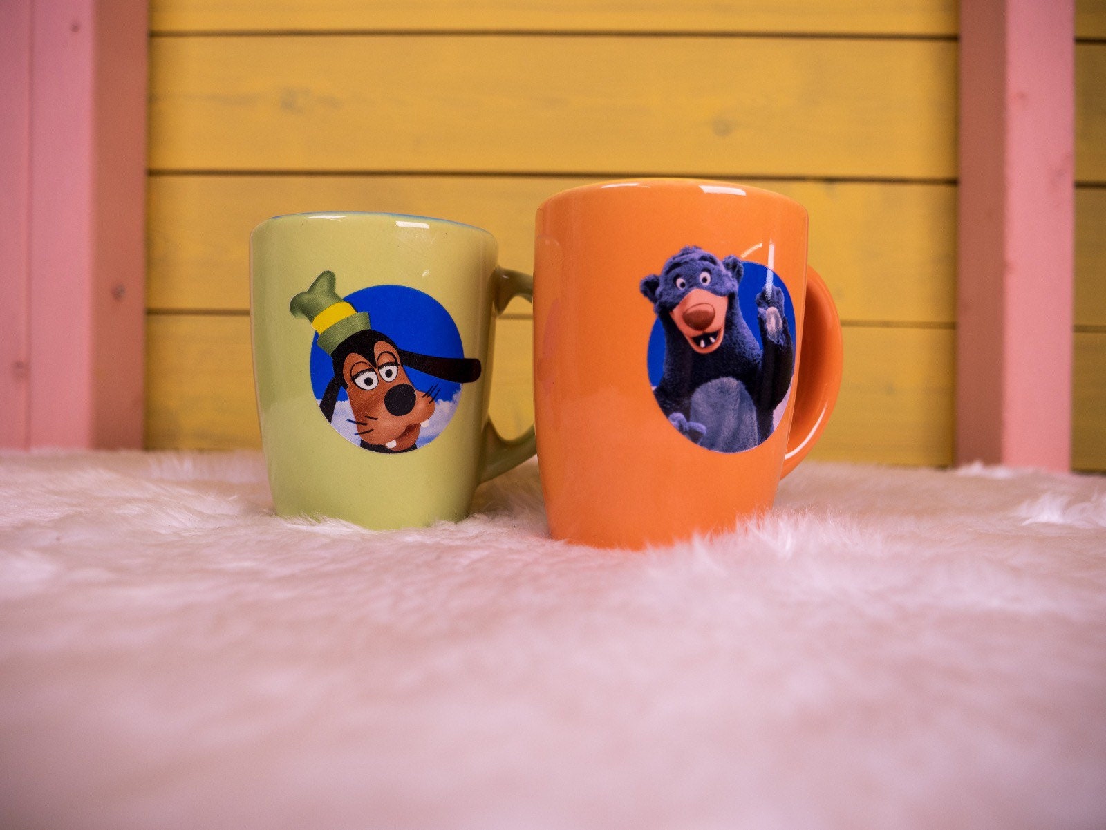 Set of Two Disneyland Paris Retro 90s Goofy and Baloo Mugs - Etsy