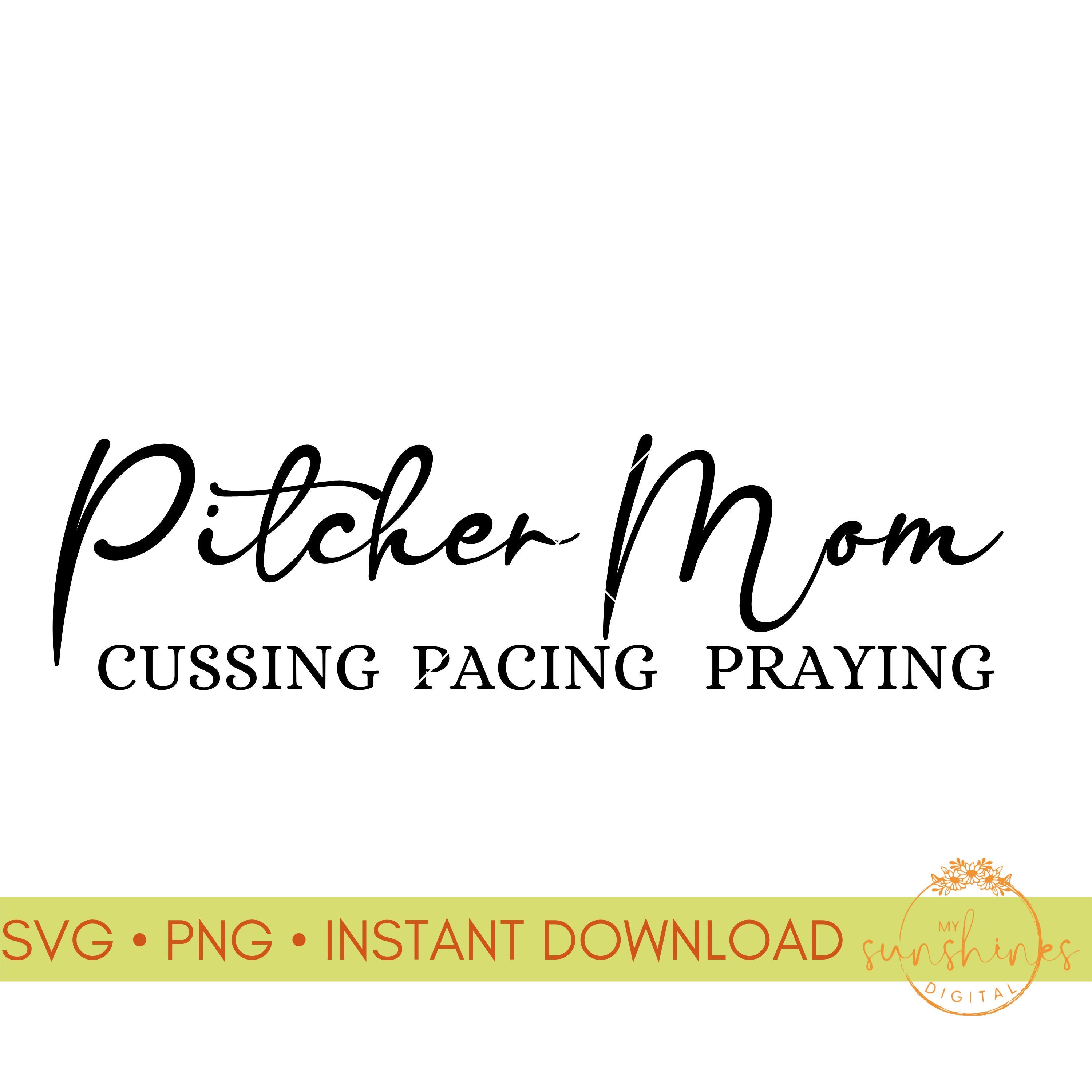 Softball Pitcher Mom SVG Baseball Pitcher Mom SVG Pitcher - Etsy