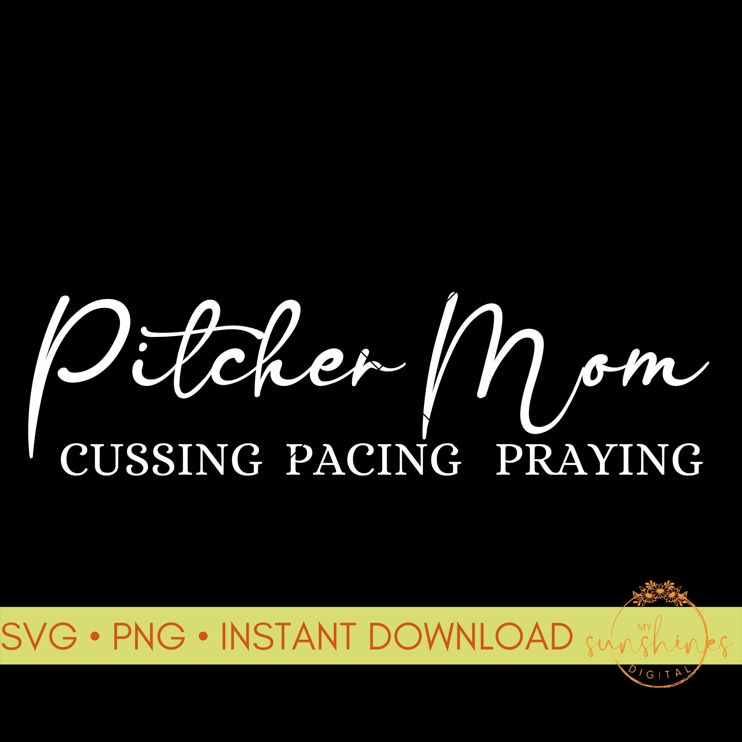 Pitcher Mom SVG | Baseball SVG | Pitcher Mom PNG | Softball Svg ...