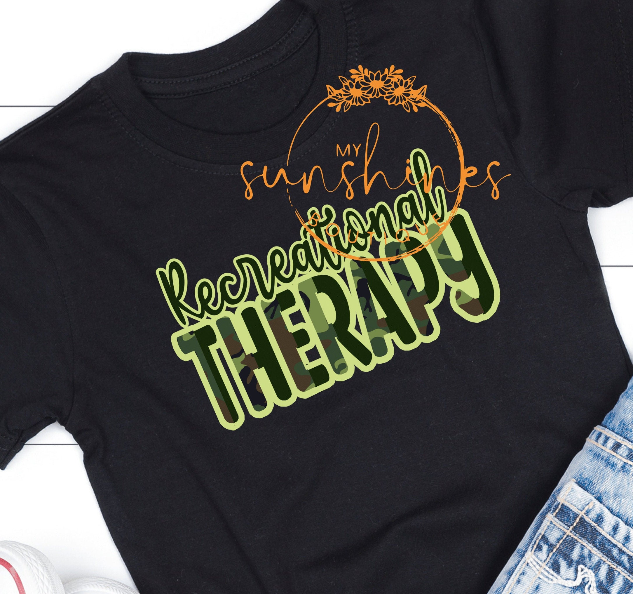 Recreational Therapy Svg Recreational Therapist Svg Camo Png RT Rec ...