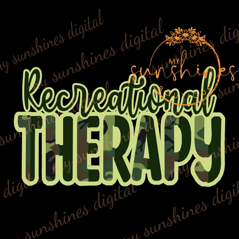 Recreational Therapy Svg | Recreational Therapist Svg | Camo Png | RT ...