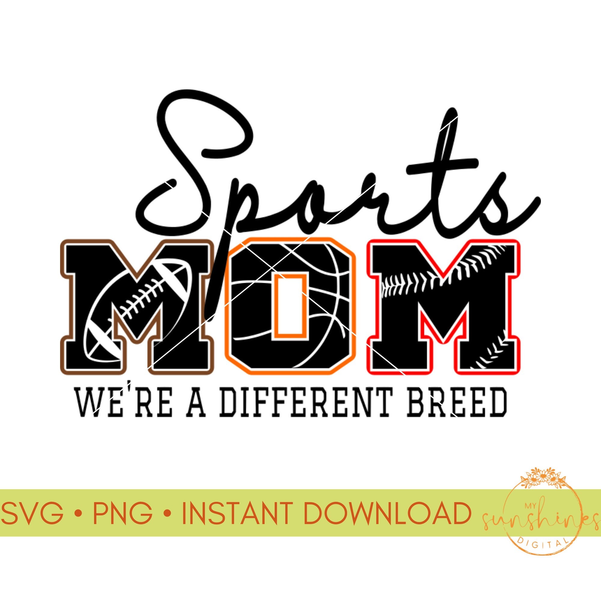 Custom Sports Mom Digital Design Sports Mom Funny SVG - Etsy