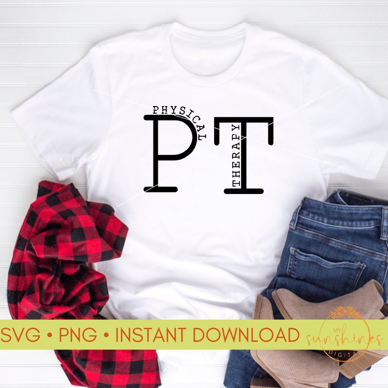 PT Svg Physical Therapy Physical Therapist Png PT Png - Etsy