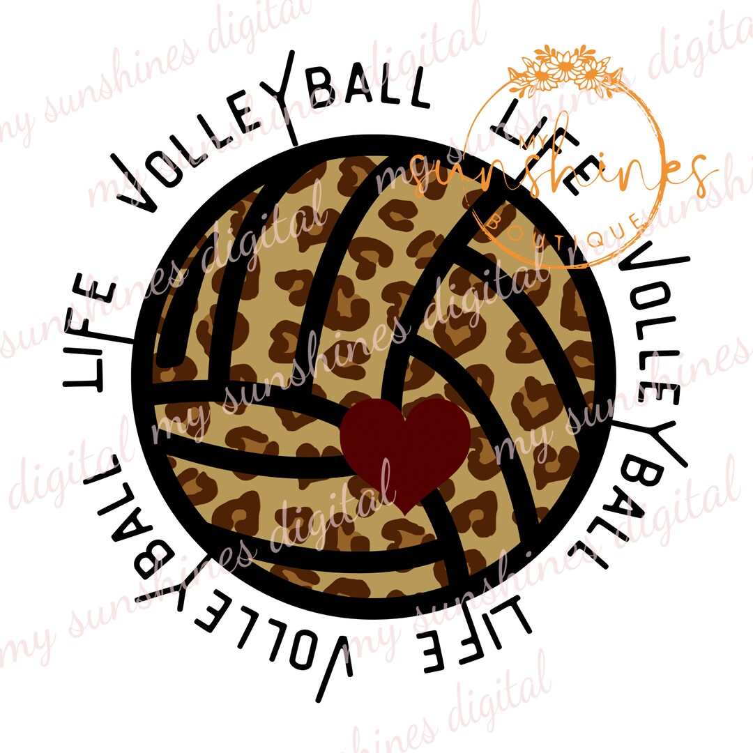 Volleyball Life SVG | Volleyball PNG | Cricut | Svg | Silouette ...