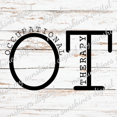 Occupational Therapist Svg Occupational Therapy Svg OT Svg - Etsy