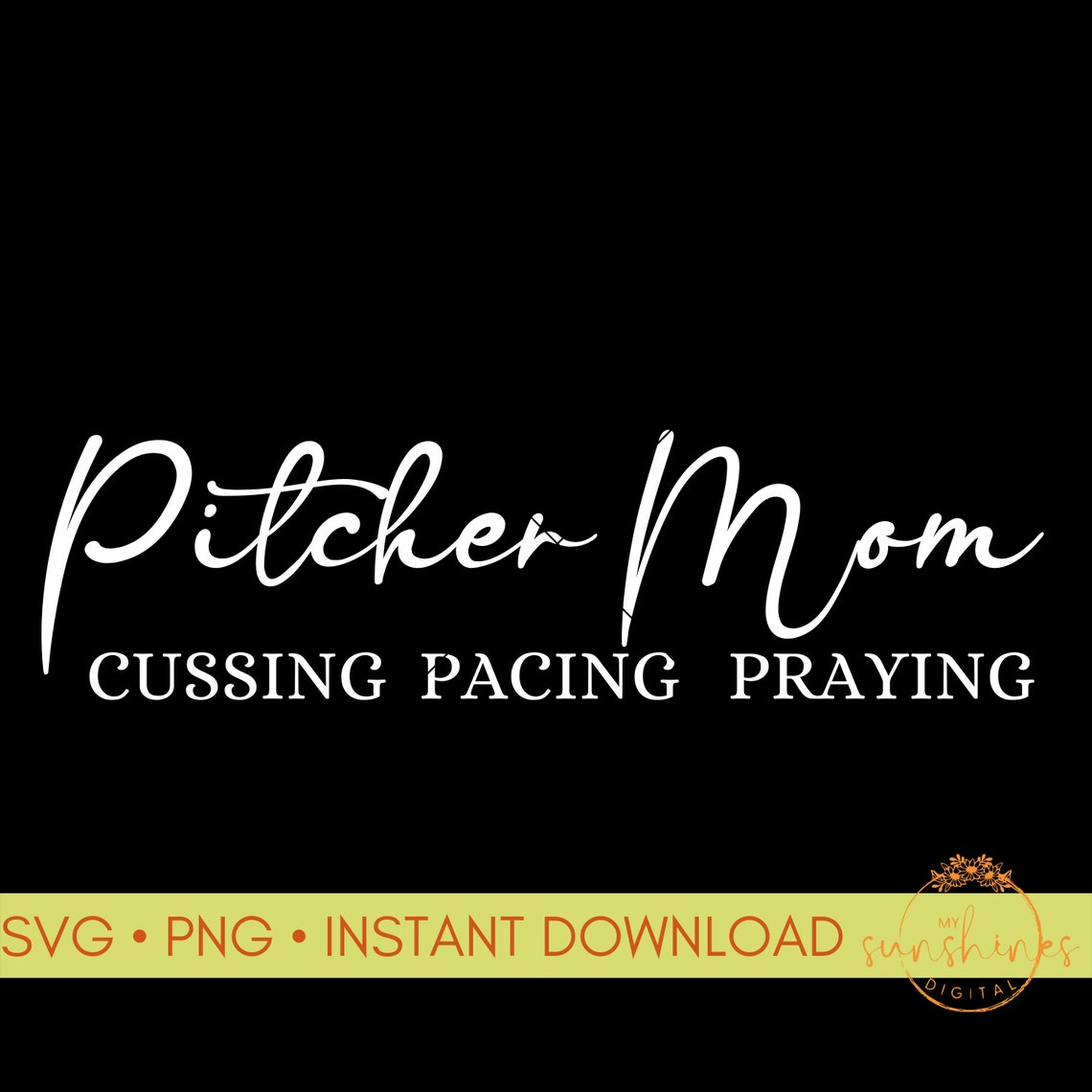 Softball Pitcher Mom SVG Baseball Pitcher Mom SVG Pitcher - Etsy