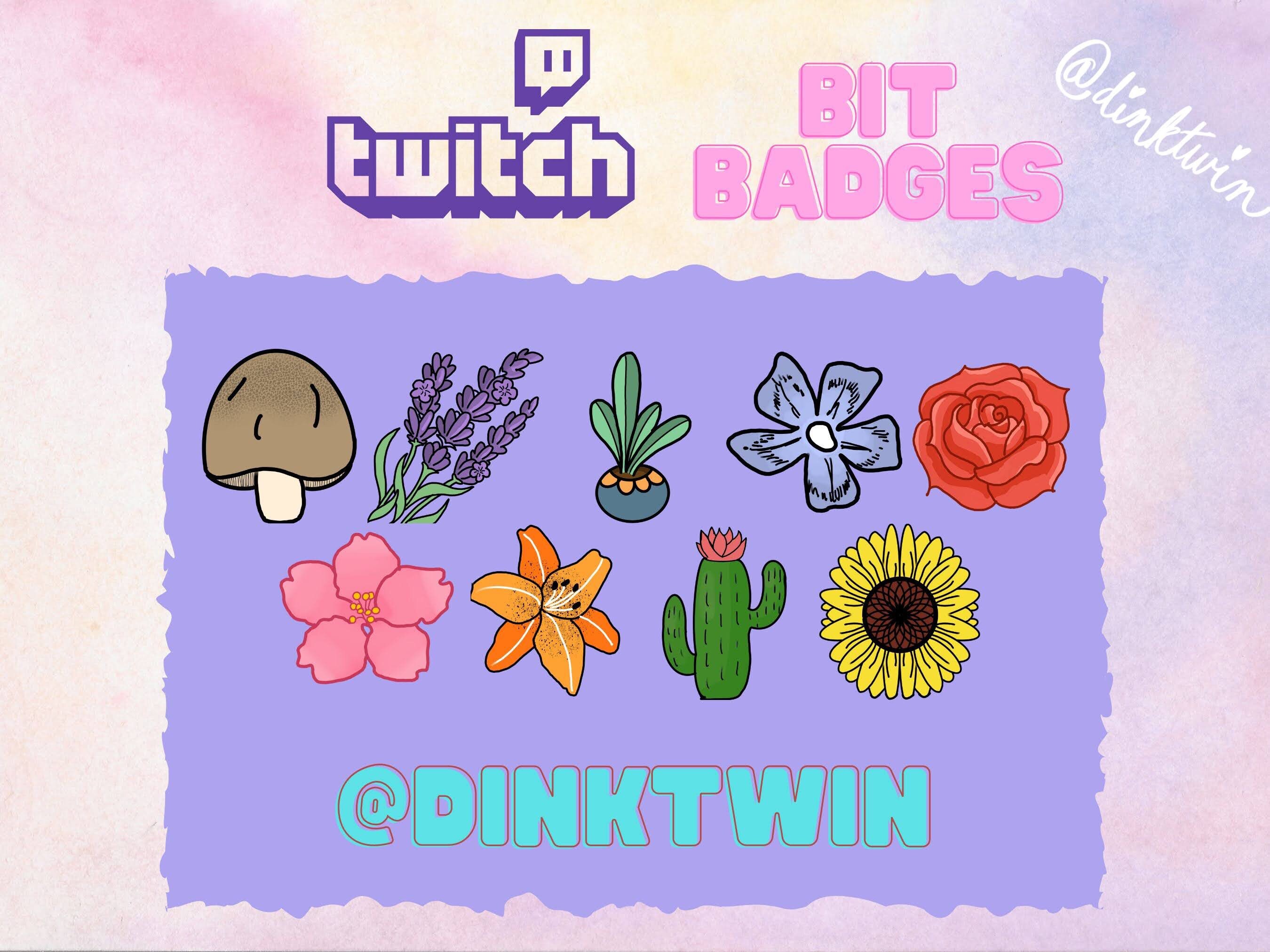 Custom Twitch Emotes/bits Badges/sub Badges/digital Art Commissions! - Etsy